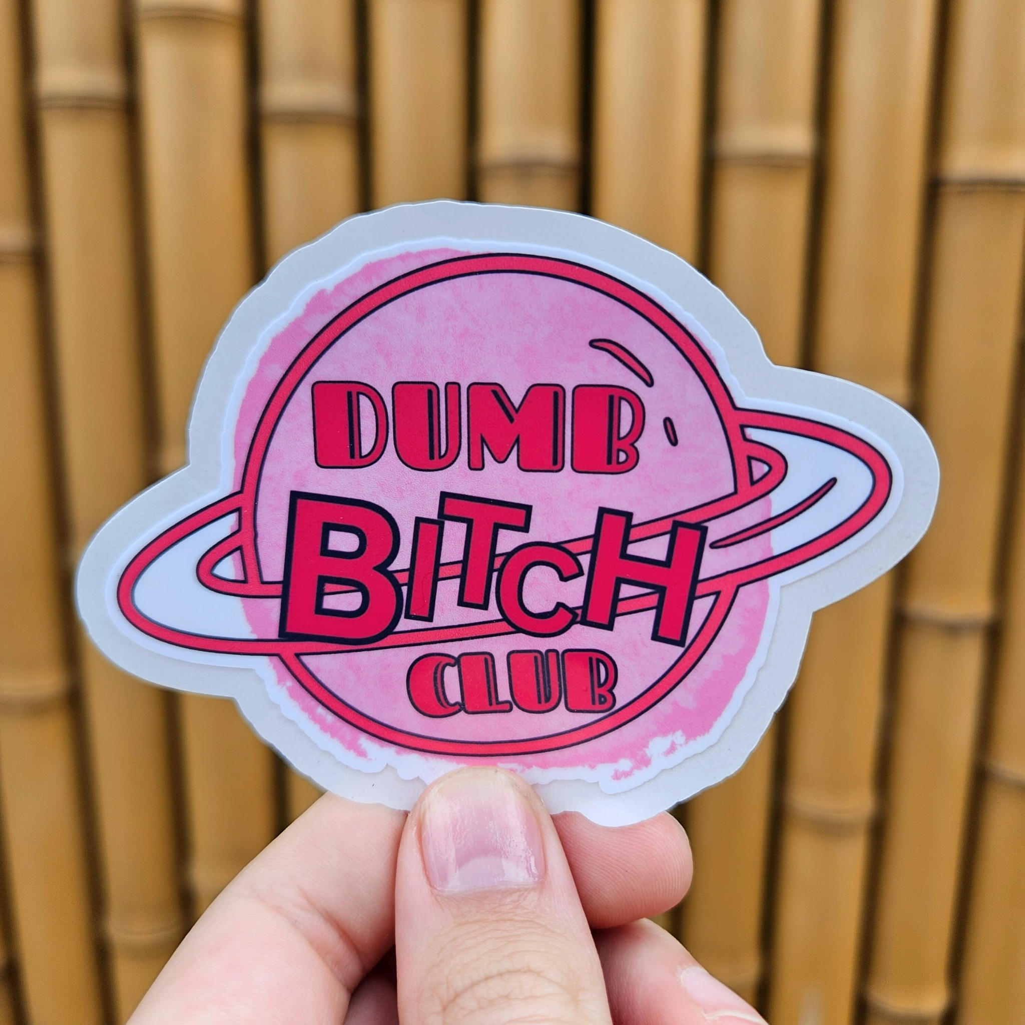 Dumb B**** Club Sticker – SUNDAZE.